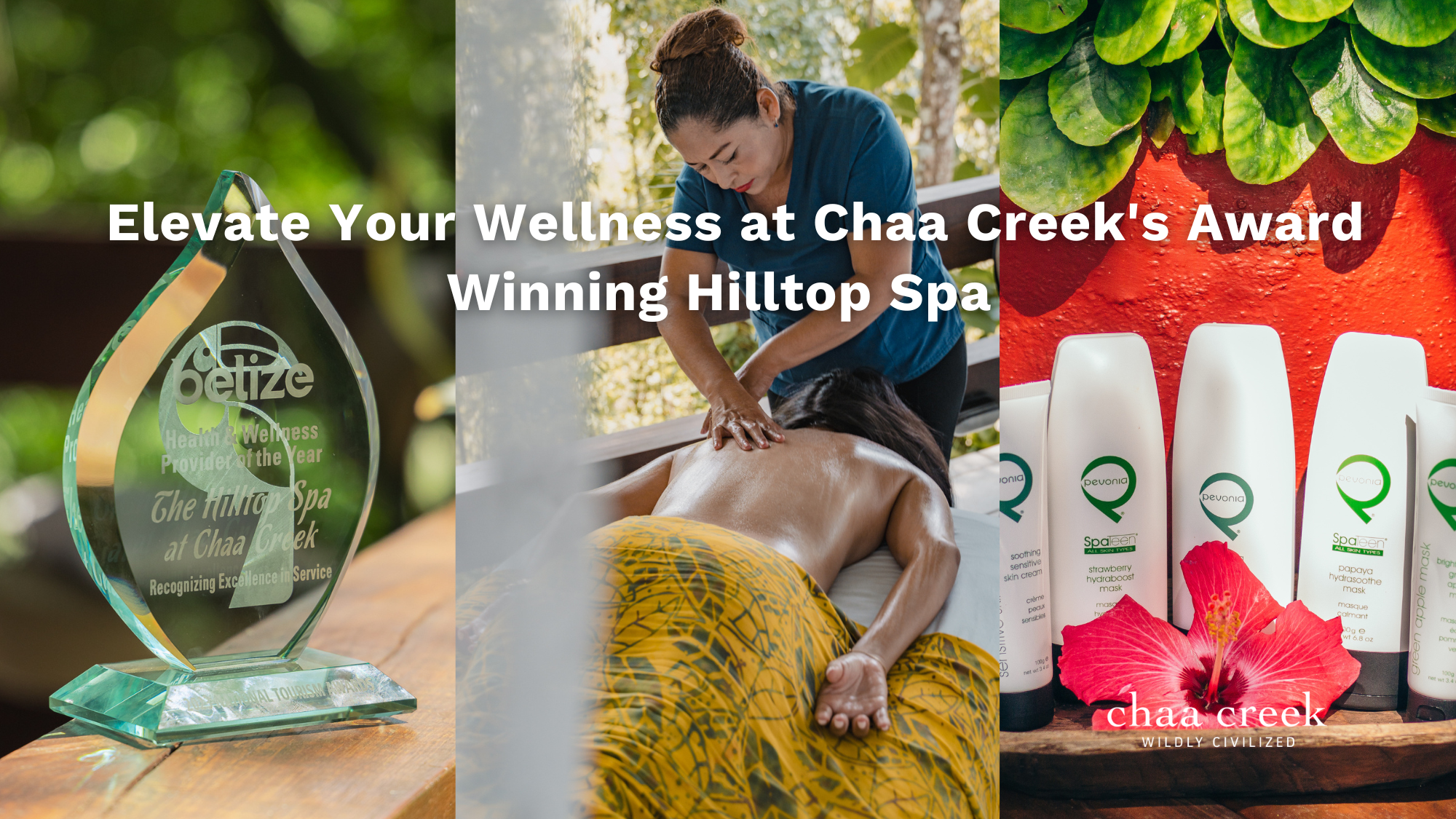 Elevate Your Wellness at Chaa Creek's Award Winning Hilltop Spa